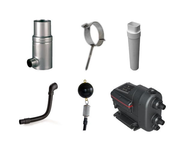 1,100 sq ft. Rain Water Collection Kit | Shop Above Ground Rain ...