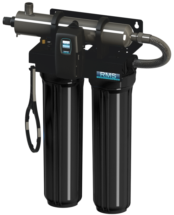 8GPM Whole Home UV/Filtration Unit with Lamp Timer Controller, 10" Sed